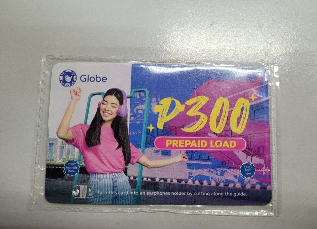 Globe Prepaid Load 300, Mobile Phones & Gadgets, Mobile & Gadget ...