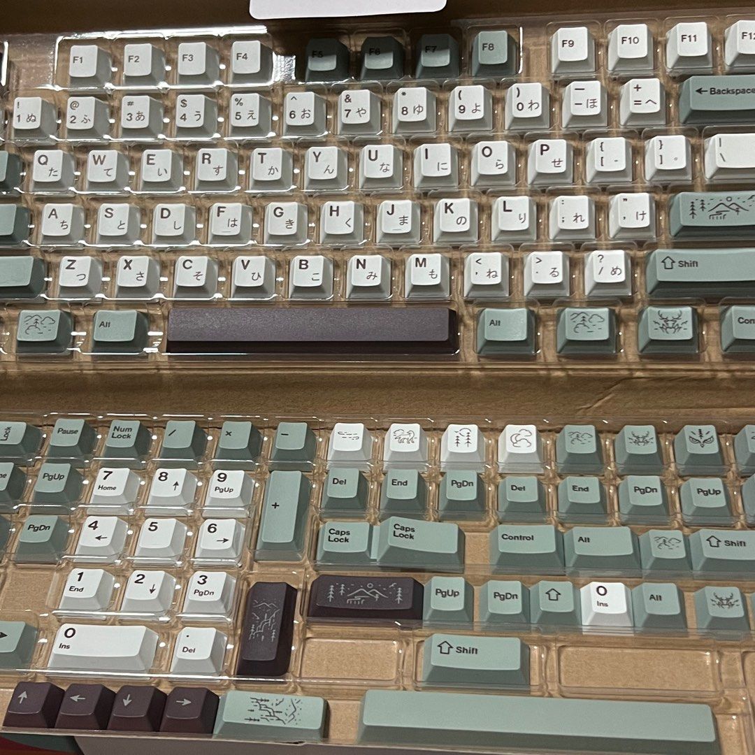 GMK november fog keycaps (clones) cherry profile, Computers & Tech ...