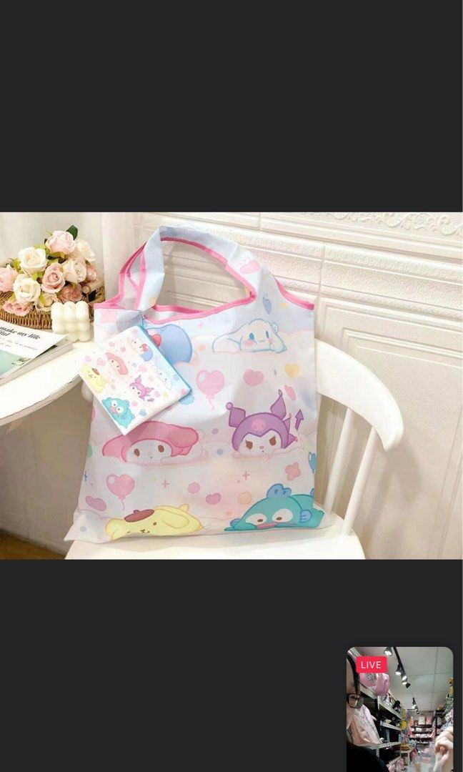 Hello kitty melody recycling bag, Women's Fashion, Bags & Wallets, Tote ...