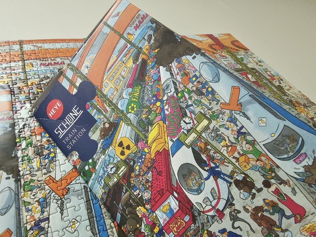 Heye Schone Train Station 2000 pieces Puzzle, Hobbies & Toys, Toys ...
