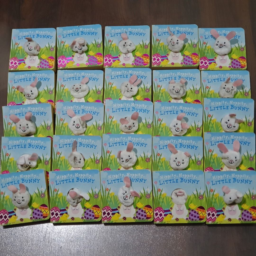 Hippity, Hoppity, Little Bunny (board book with finger puppet) on Carousell