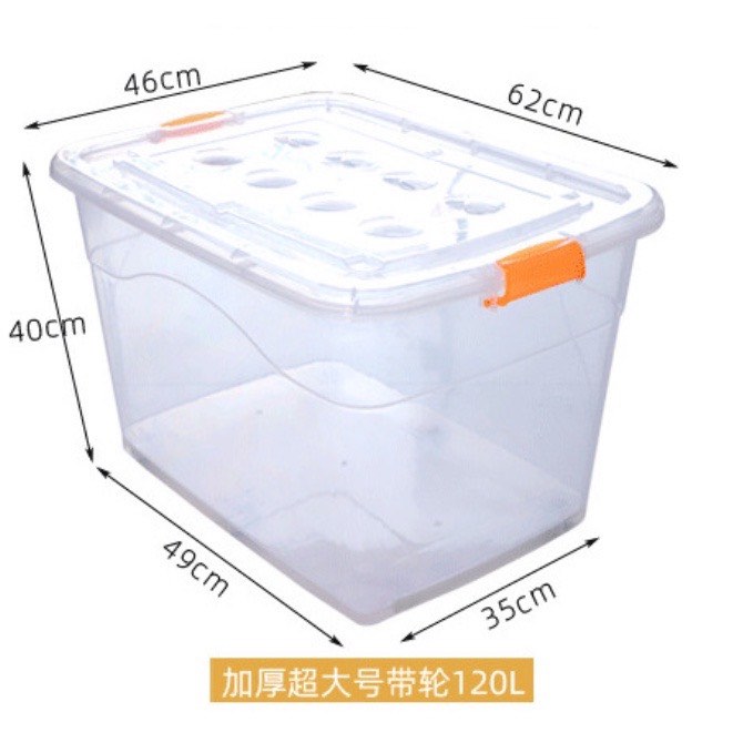 Home Organizer Stackable Transparent Storage Box Container Waterproof ...