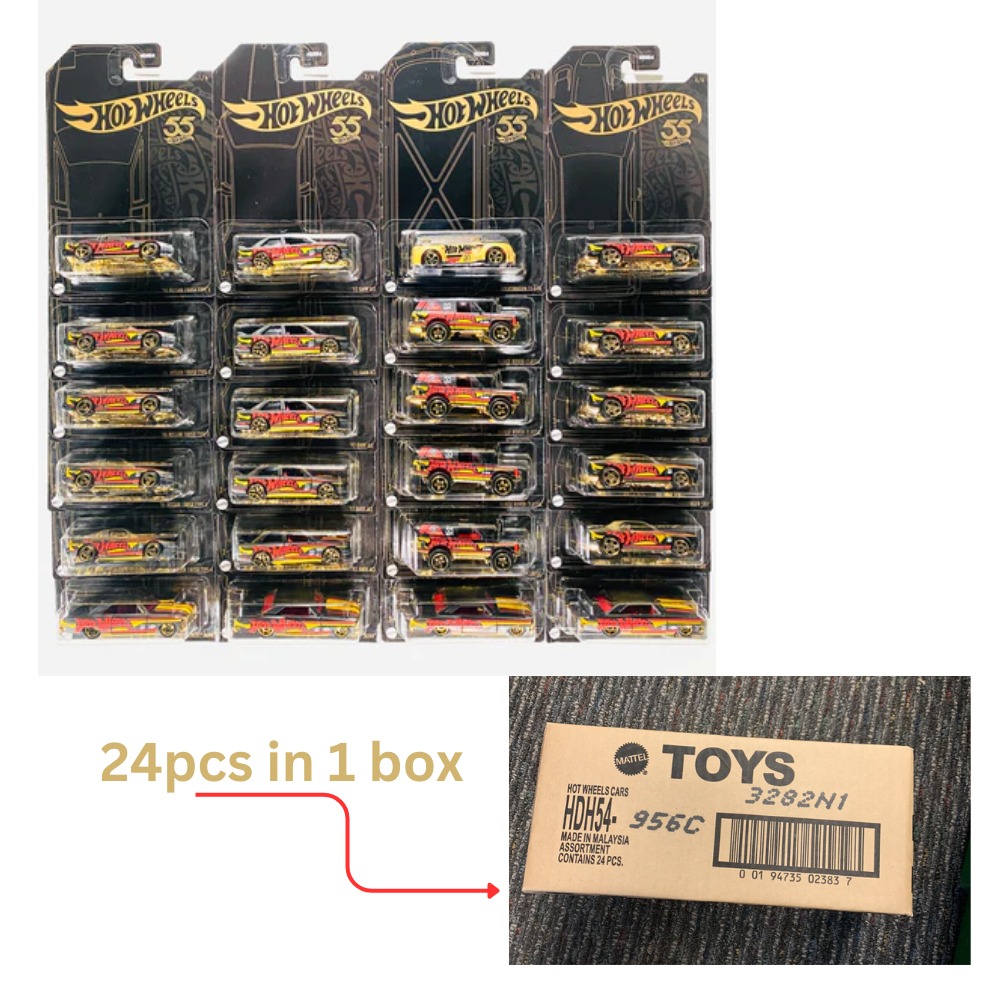 Hot Wheels 55th Anniversary Pearl and Chrome Series (24pcs in 1 sealed ...
