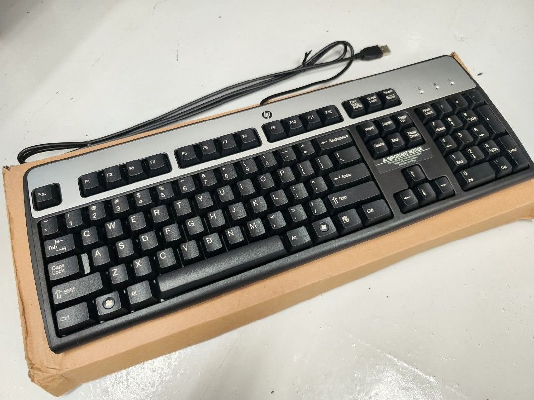 HP Keyboard USB, Computers & Tech, Parts & Accessories, Computer ...