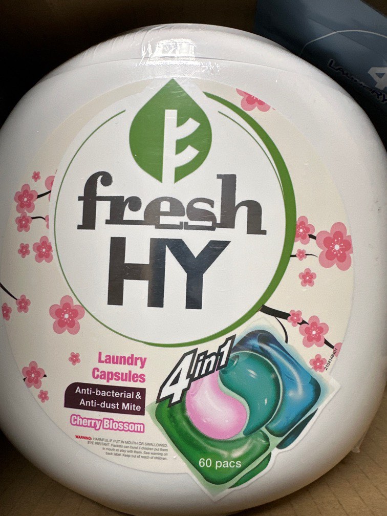 HY Fresh laundry capsules 60 pacs - Cherry blossom / lavender ...