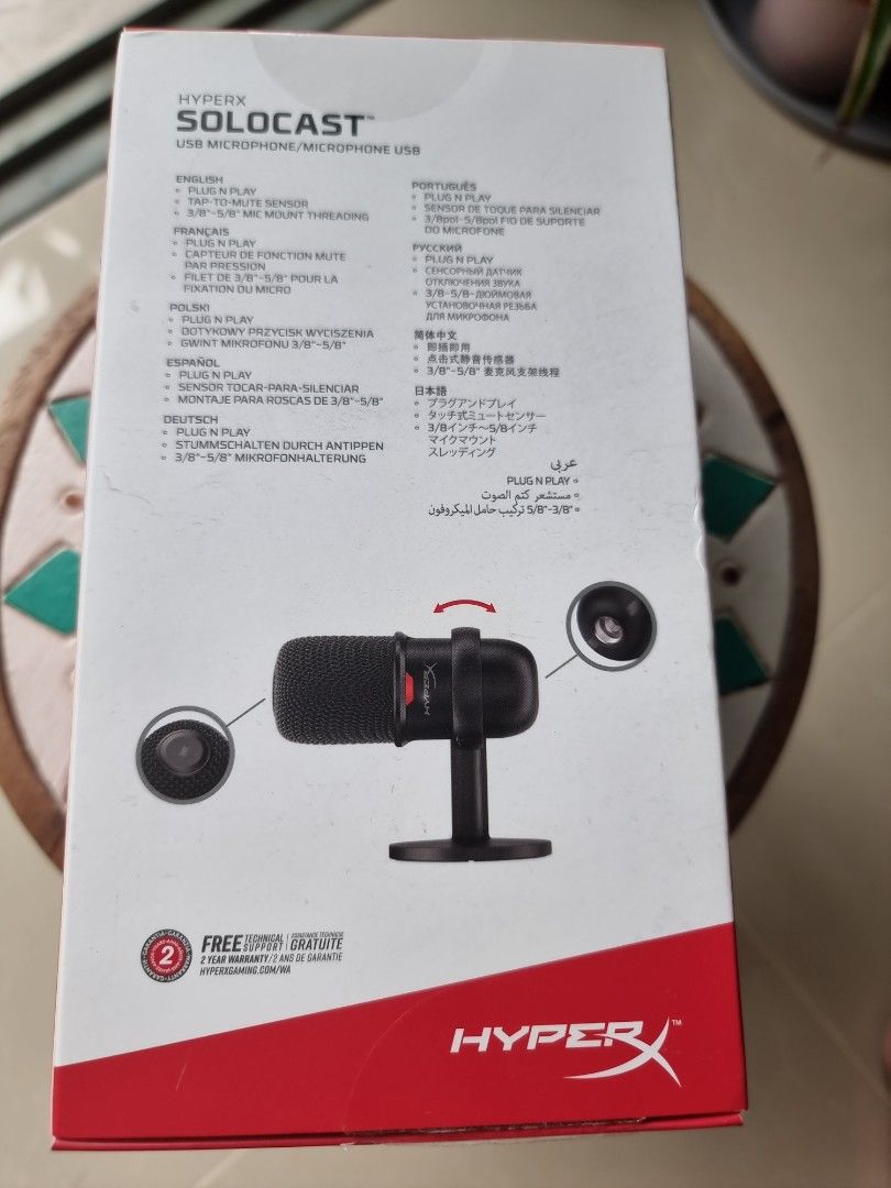 Hyper X SOLOCAST, Audio, Microphones on Carousell
