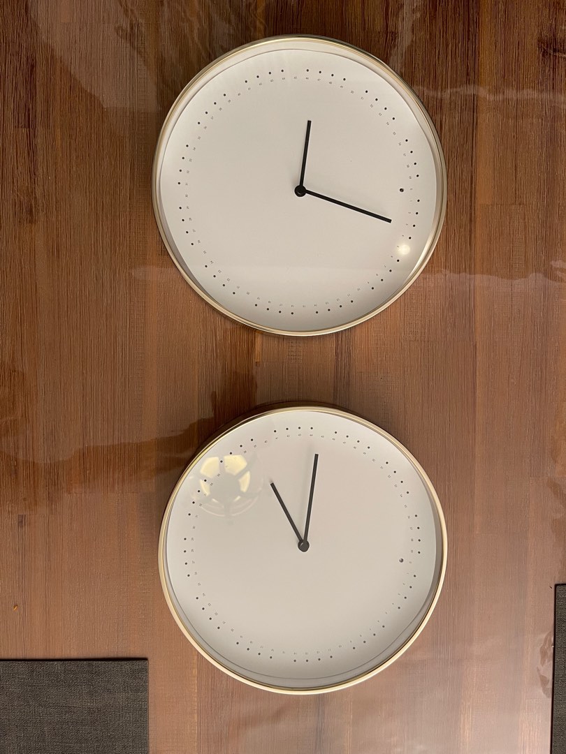 Ikea clock, Furniture & Home Living, Home Decor, Clocks on Carousell