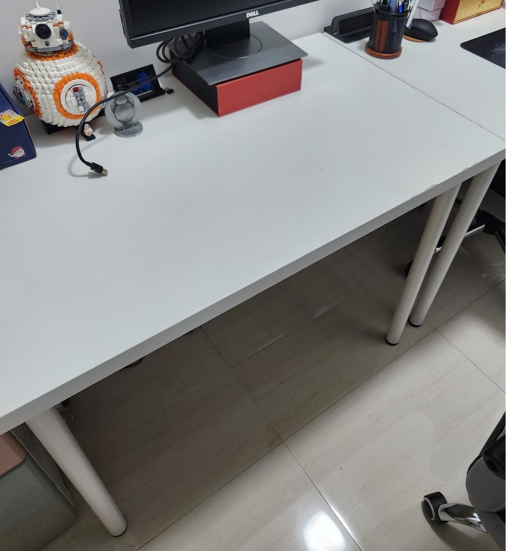 IKEA study table with 4 legs, Furniture & Home Living, Furniture ...