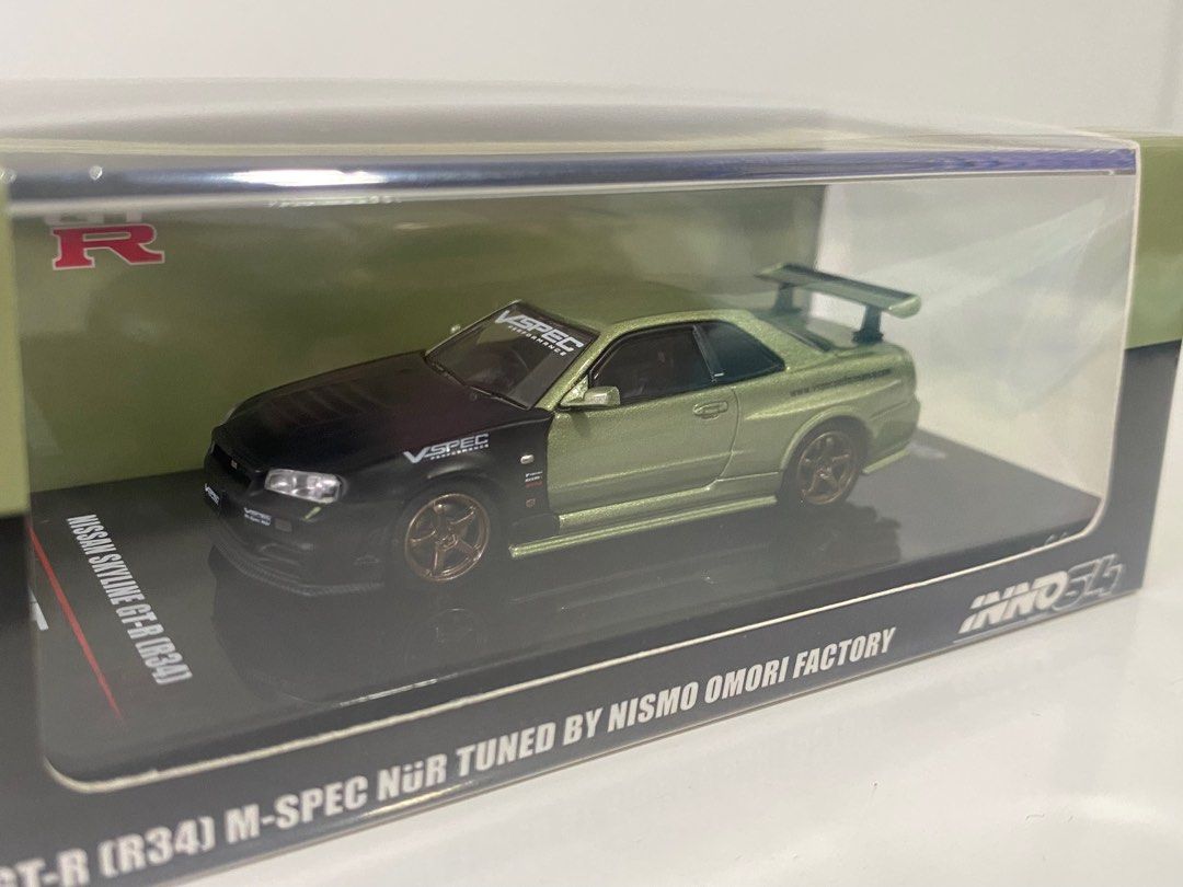 Inno64 1/64 Nissan Skyline R34 GTR M Spec Nur V Spec Performance ...