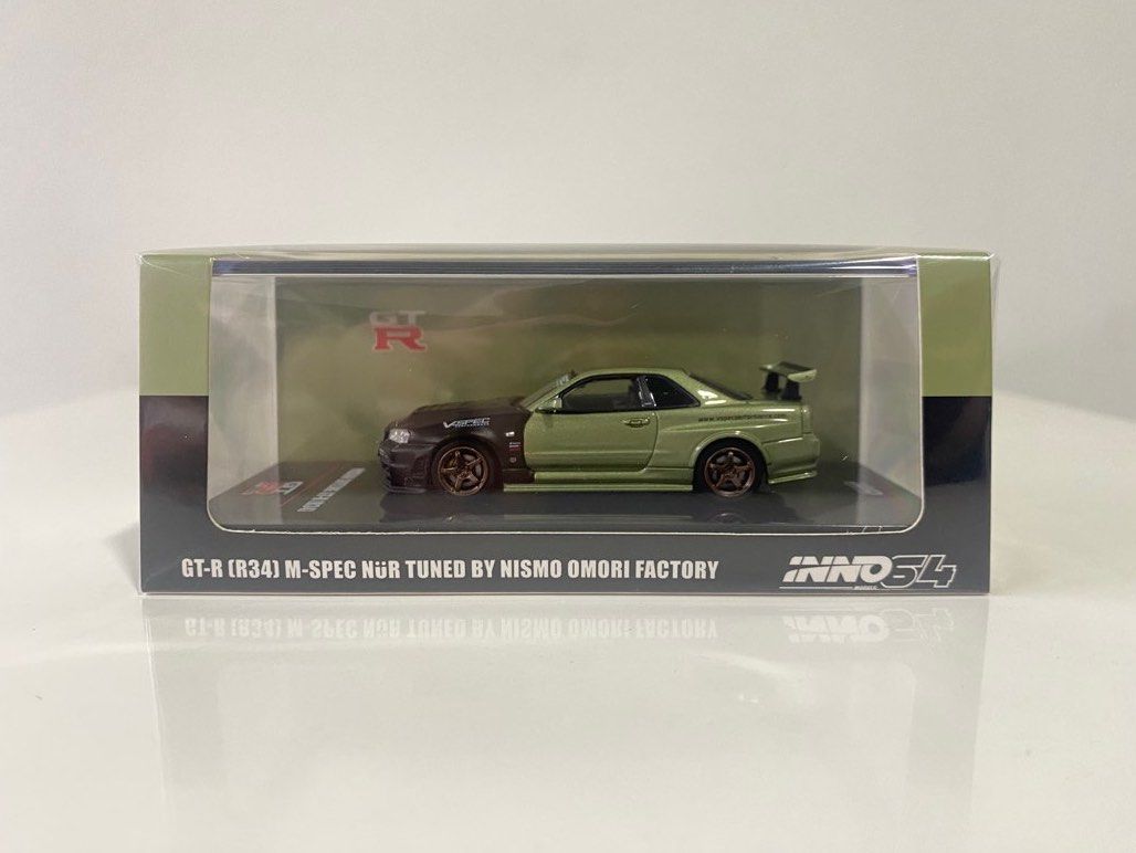 Inno64 1/64 Nissan Skyline R34 GTR M Spec Nur V Spec Performance ...