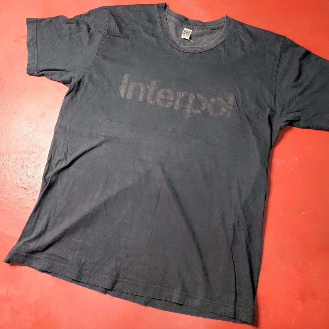 interpol band shirt, Men's Fashion, Tops & Sets, Tshirts & Polo Shirts ...