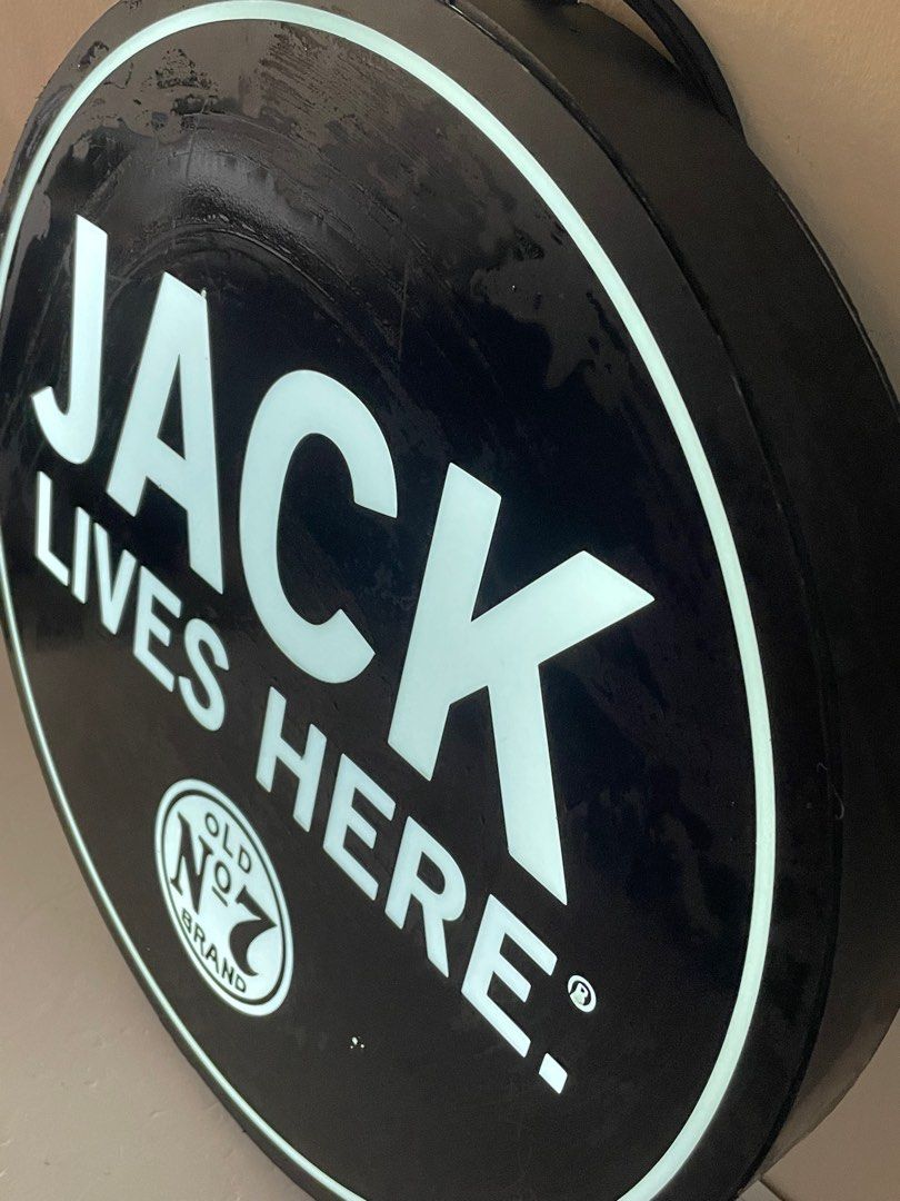 Jack Daniels Display - Whisky Lighted Signage - Bar Display Item - Wall ...