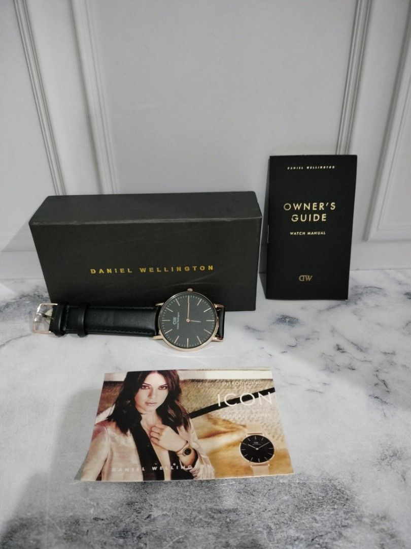 Jam Tangan DW Original LIKE NEW, Barang Mewah, Jam Tangan di Carousell