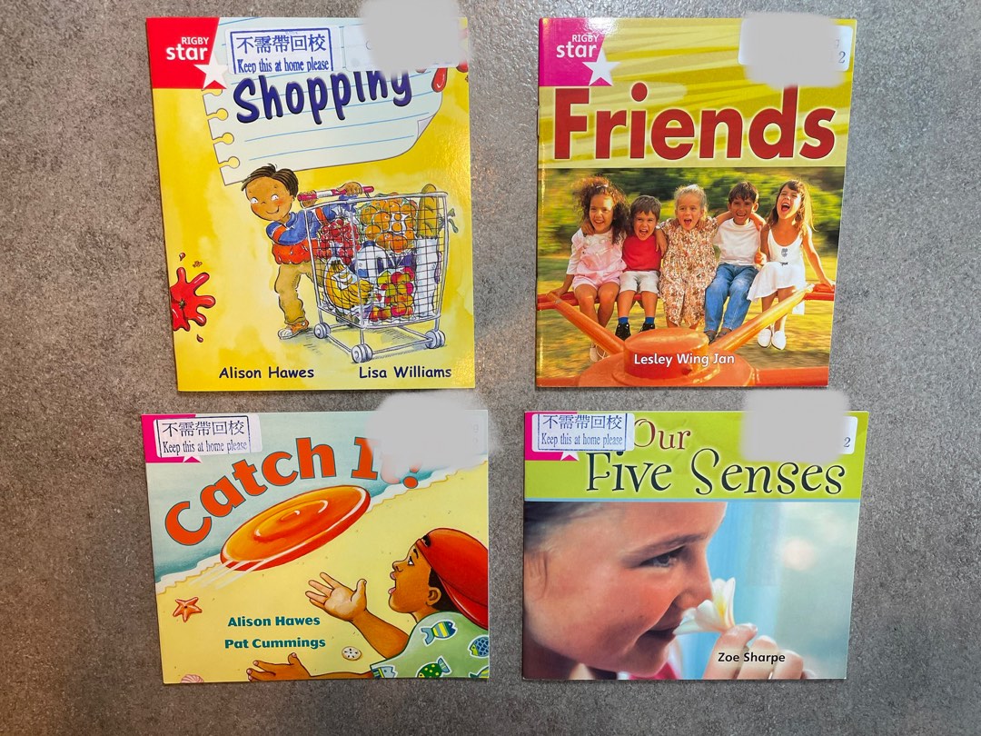 K1 Rigby Star Pink & Red Level 幼稚園用英文圖書: Shopping Friends Catch It! Our ...
