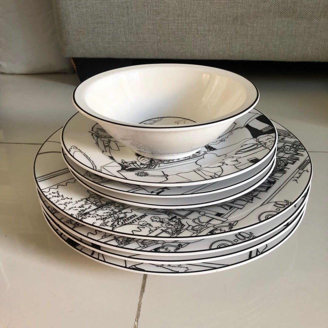 Le Restaurant Legacy Elegant Bone Piring Set 8pcs, Kitchen & Appliances ...