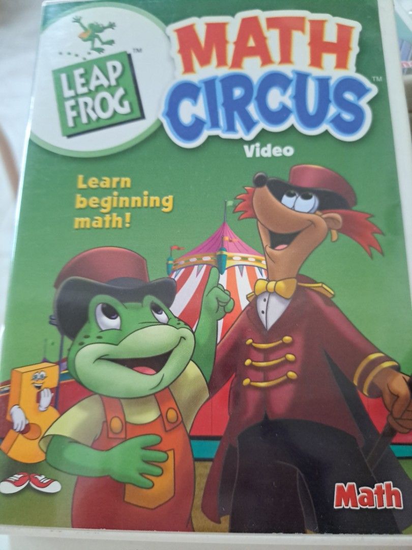 Leap Frog educational dvds - letter factory, math circus, phonics ...