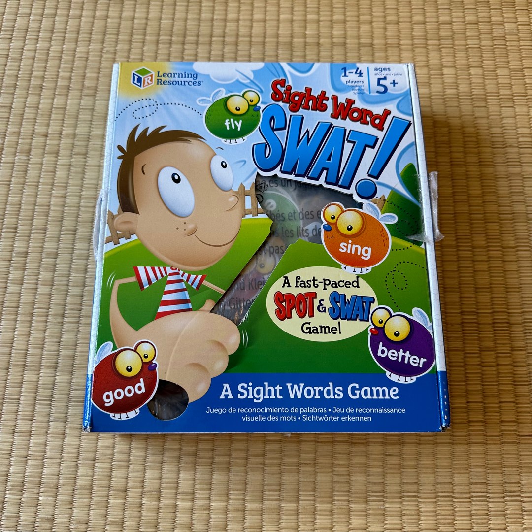 Learning Resources Sight Word Swat, 興趣及遊戲, 玩具 & 遊戲類 - Carousell