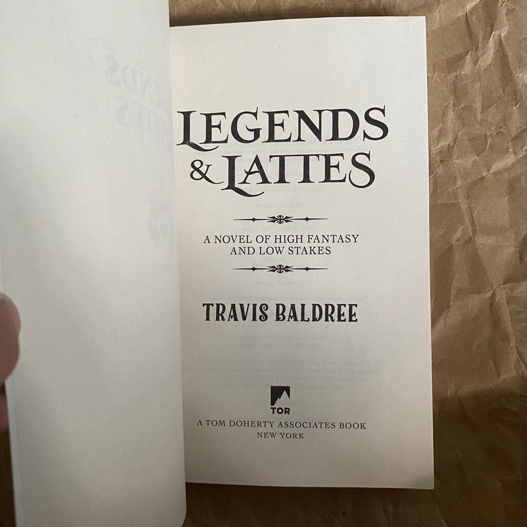 Legends & Lattes by Travis Baldree, Hobbies & Toys, Books & Magazines ...