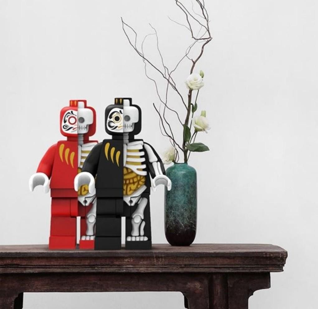 LEGO Big Anatomy Figure Art POPMART Bearbrick Mighty Jaxx, Hobbies ...