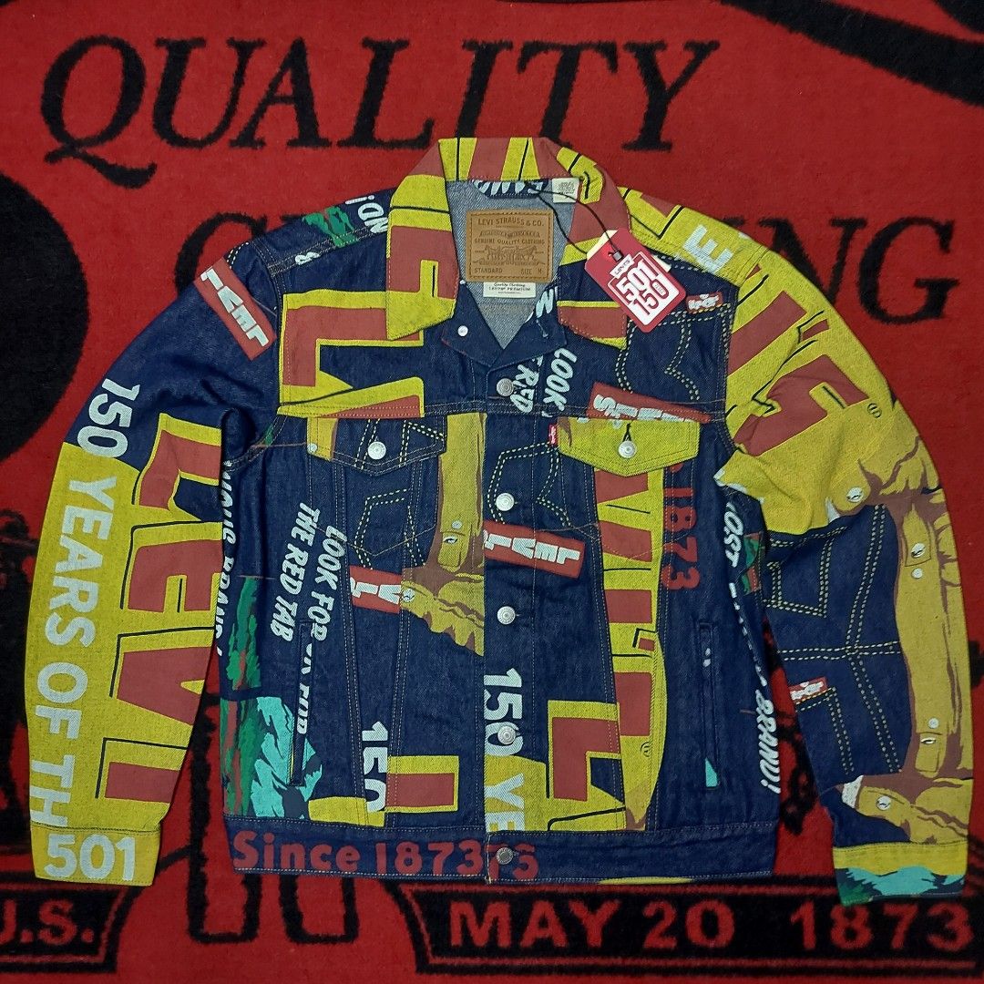 LEVIS BANNER JACKET 150th ANNIVERSARY EDITION 2023, Men's Fashion ...