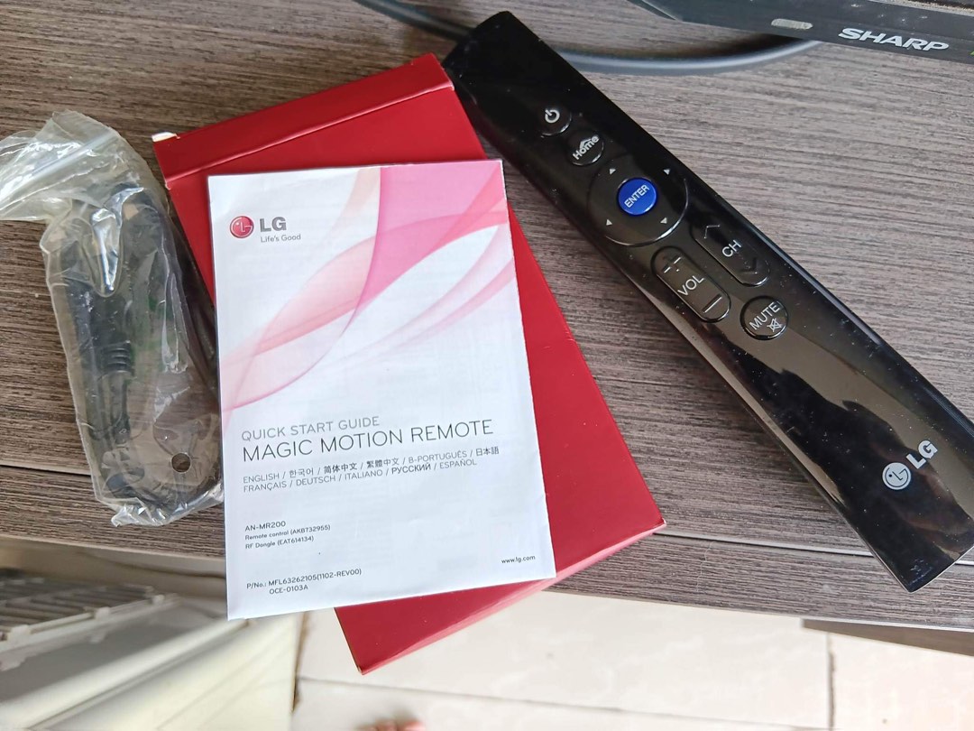 LG magic motion remote, TV & Home Appliances, TV & Entertainment, TV ...