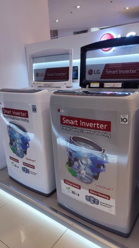 LG TOP LOAD INVERTER WASHING MACHINE, TV & Home Appliances, Washing ...