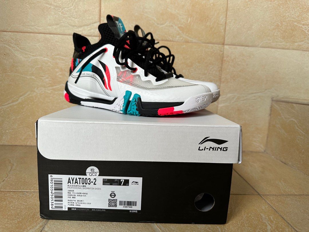 Li Ning Saga 2.0 Pro Badminton Shoes, Sports Equipment, Sports & Games ...