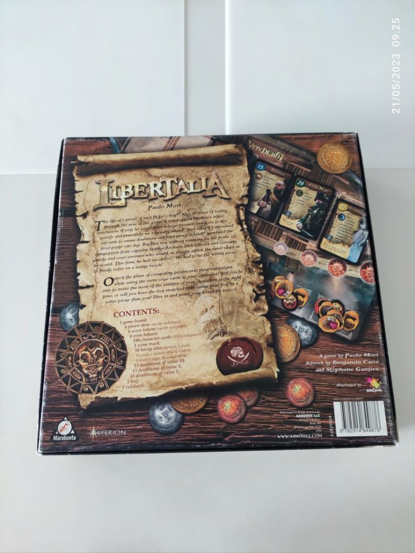 Libertalia Boardgame, Hobbies & Toys, Toys & Games on Carousell