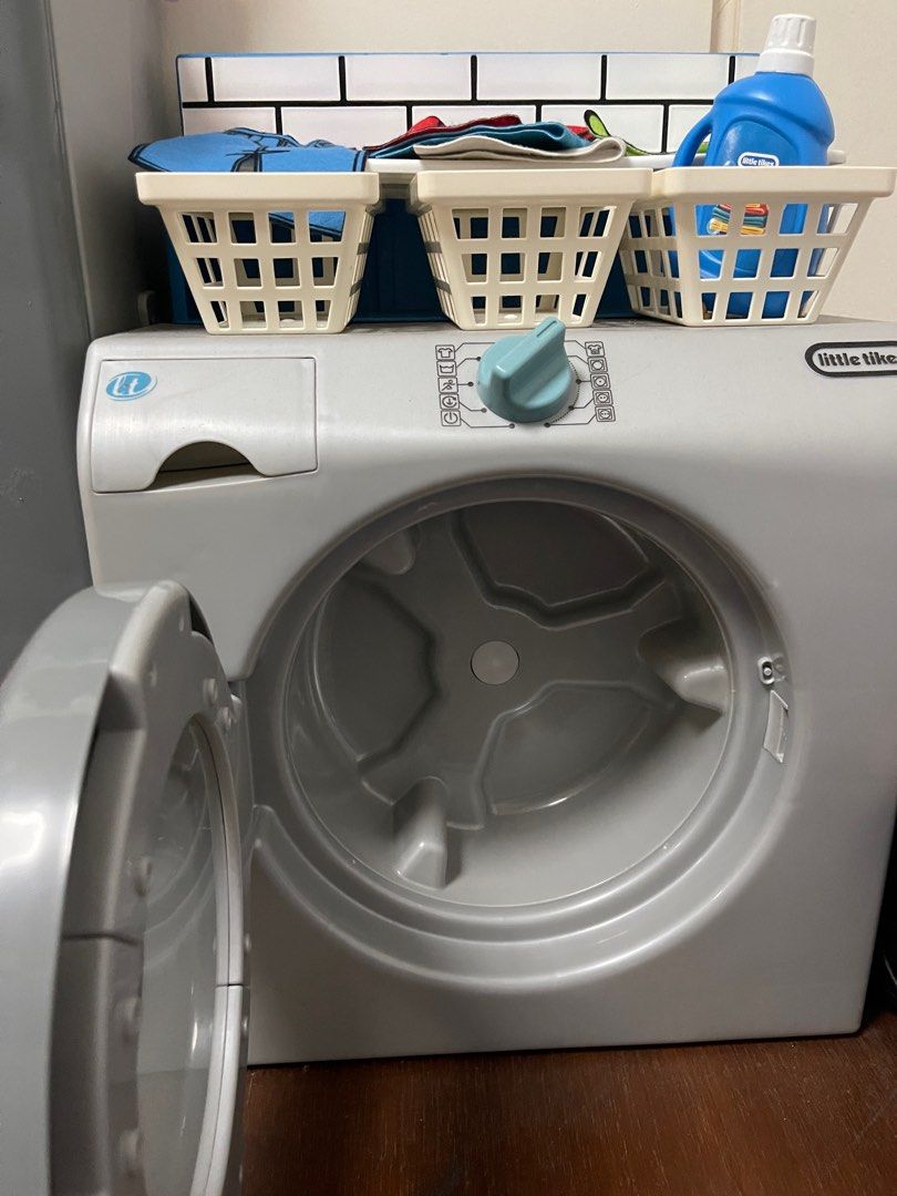 Little Tikes Fridge and Washer Set, Babies & Kids, Baby Nursery & Kids ...