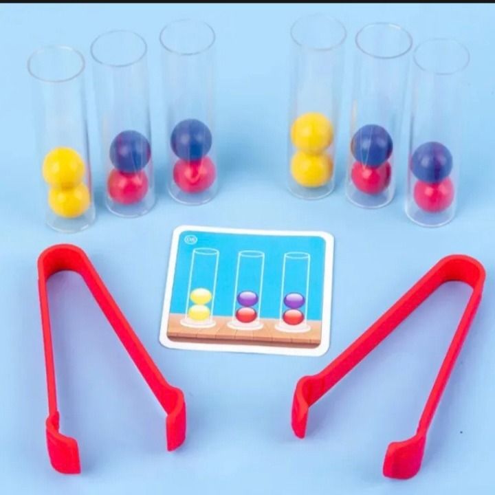 Logic Thinking Tube Clamping Wooden Color Balls, Hobbies & Toys, Toys ...