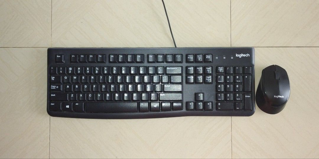 Logitech Keyboard With Wireless Mouse Computers Tech Parts Accessories Computer Keyboard
