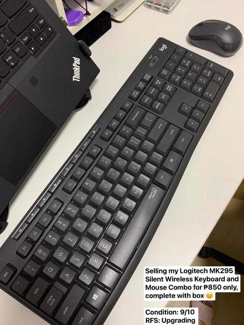 Logitech Mk295 Silent Wireless Keyboard And Mouse Combo Computers And Tech Parts And Accessories