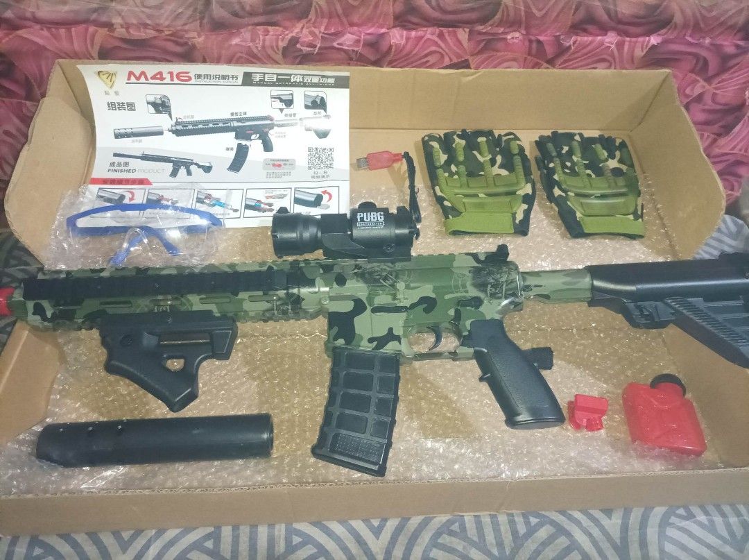 M146 Riffle Eletric gun gel blaster, Hobbies & Toys, Toys & Games on ...