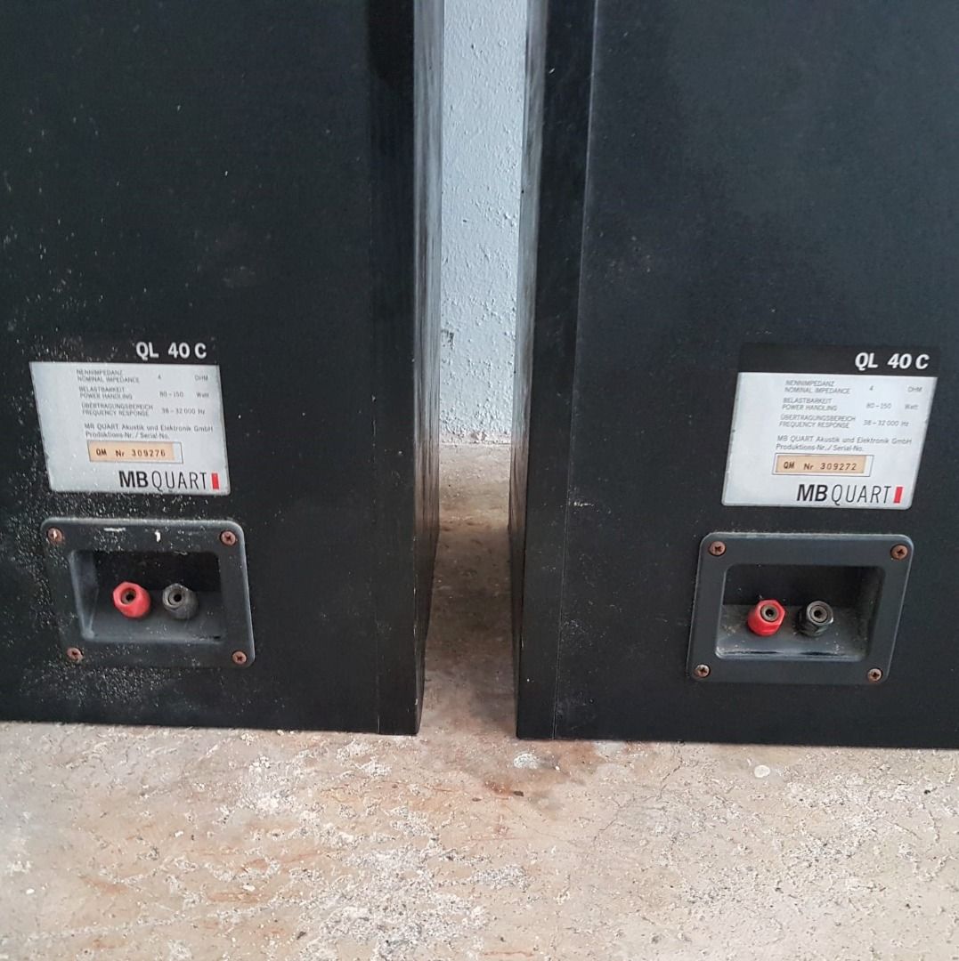 MB Quart Speaker System, 150 Watts, USA, 3-Way Loudspeakers, Model QL ...