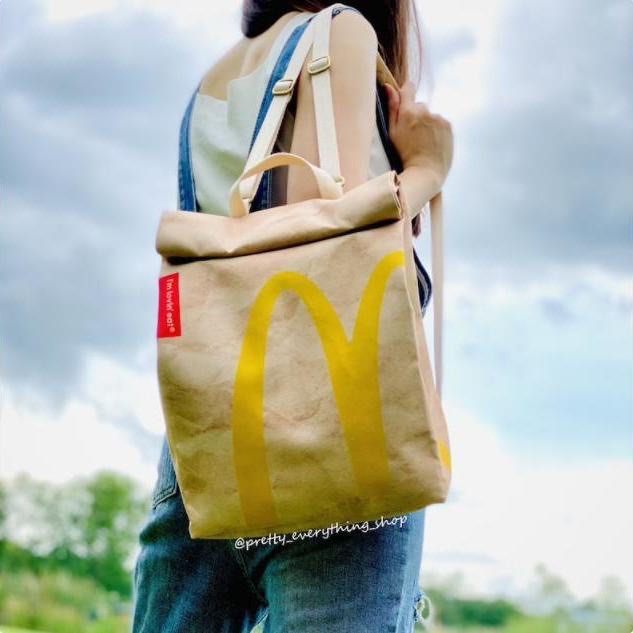 Mcdonalds "paperbag" Backpack, Women's Fashion, Bags & Wallets ...