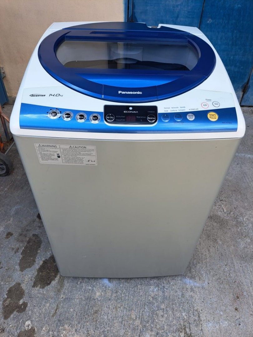Mesin basuh jenama Panasonic 14kg inveter, TV & Home Appliances ...