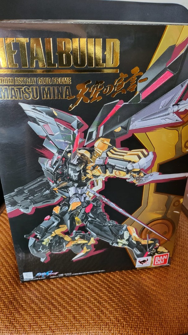 Metal build mb gold frame金迷惘異端高達天密娜天蜜娜 bandai strike gundam seed amatsu mina astray, 興趣及遊戲, 玩具 ...