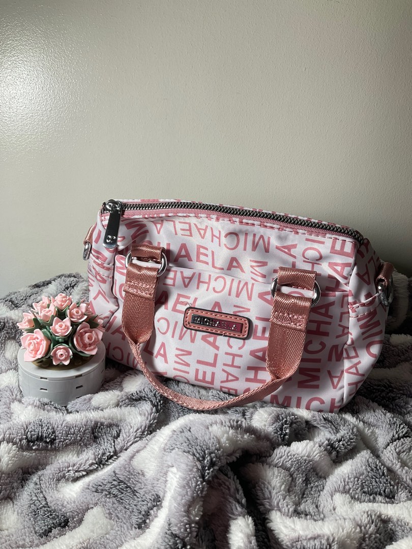 Michaela Mini sling bag Light pink, Women's Fashion, Bags & Wallets ...