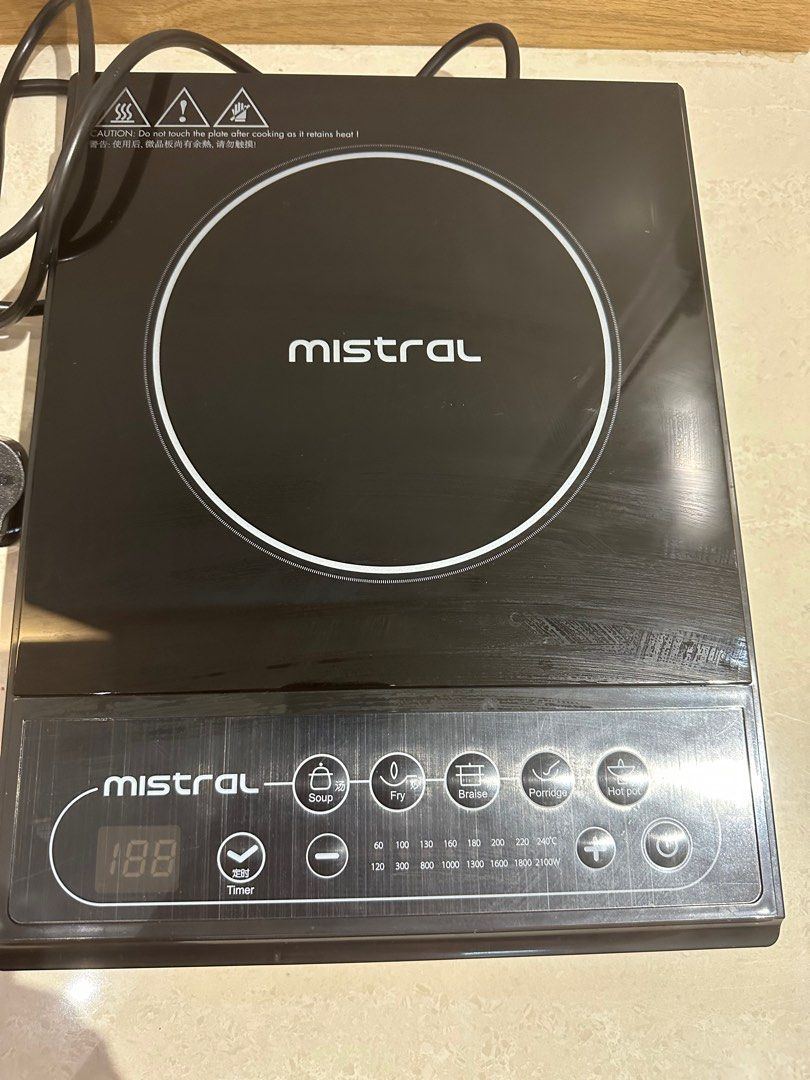 Mistral Induction Cooker with pot, TV & Home Appliances, Kitchen ...