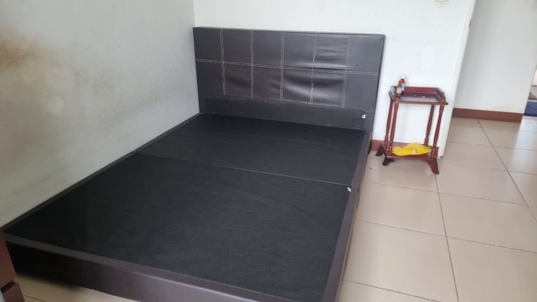 Modular Double Bed Frame, Furniture & Home Living, Furniture, Bed ...