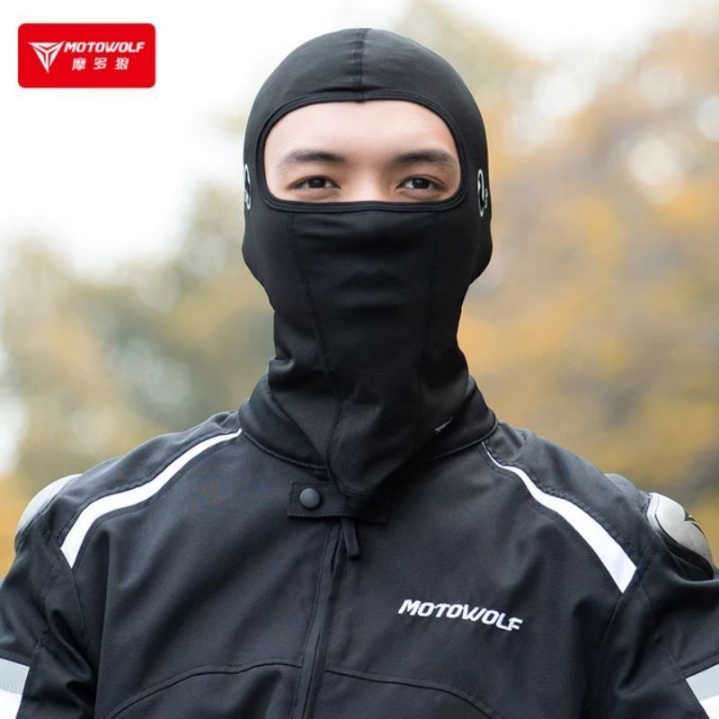 Motowolf All Season Balaclava Soft Ice Silk with Eye Glasses Holes ...