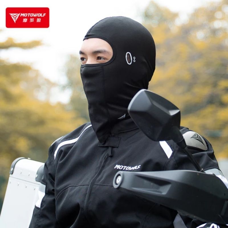 Motowolf All Season Balaclava Soft Ice Silk with Eye Glasses Holes ...