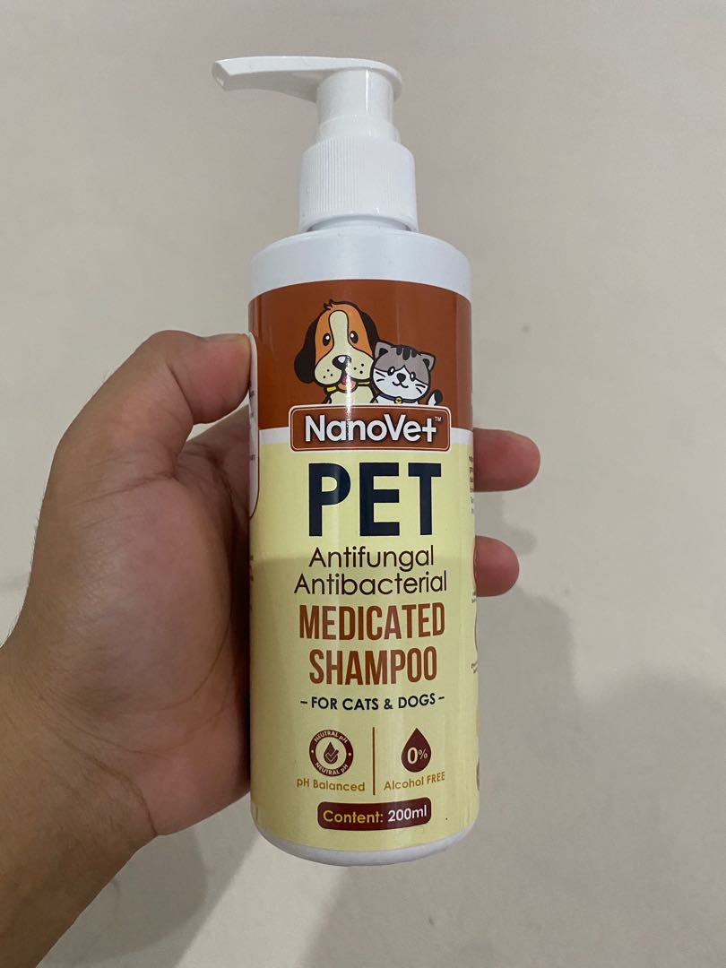 Nanovet pet medicated shampoo for cat and dog, Pet Supplies, Health ...