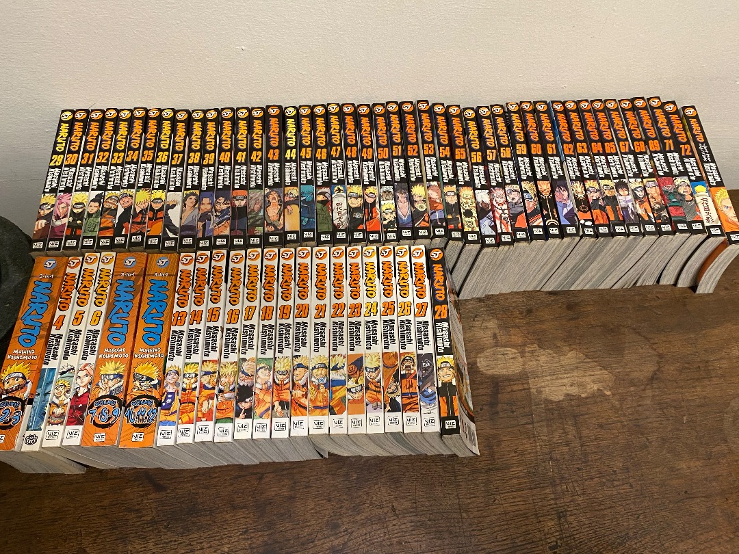 Naruto, complete set, vols 1-72 (plus "The Seventh Hokage"), Hobbies ...