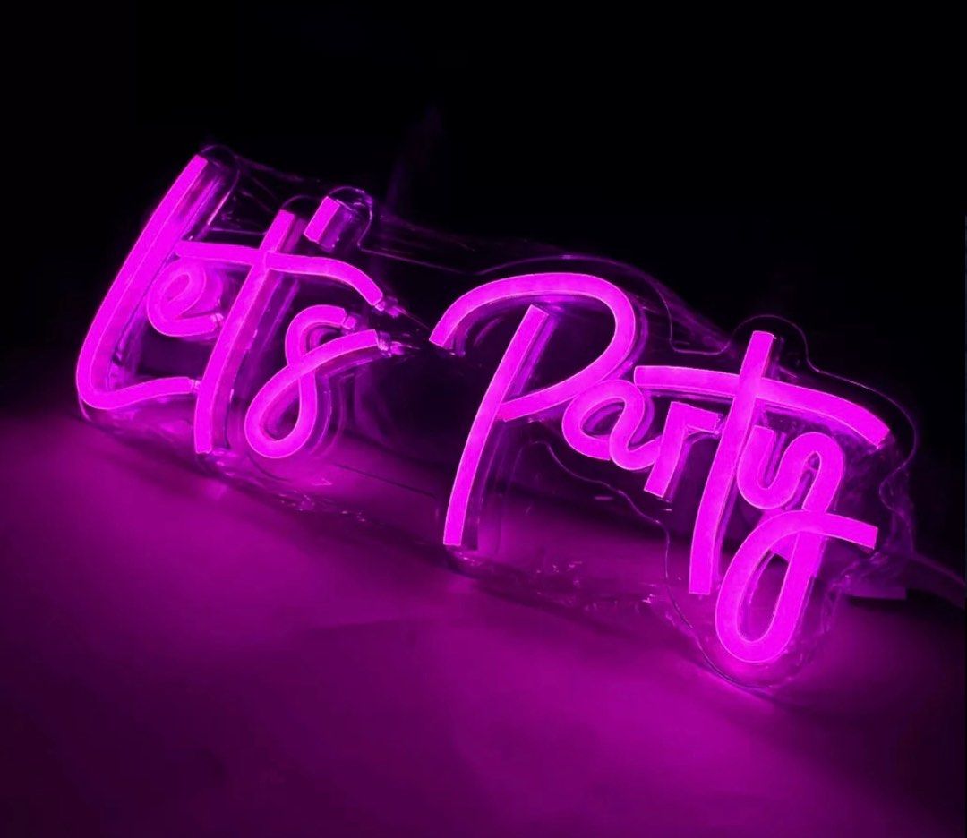 Neon LED WALL decoration light, Furniture & Home Living, Home Decor ...