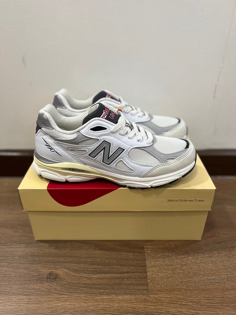 New Balance 990 v3 Sea Salt MIUSA, Men's Fashion, Footwear, Sneakers on ...