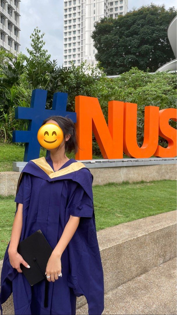 NUS Master Graduation Gown, Women's Fashion, Dresses & Sets, Evening ...