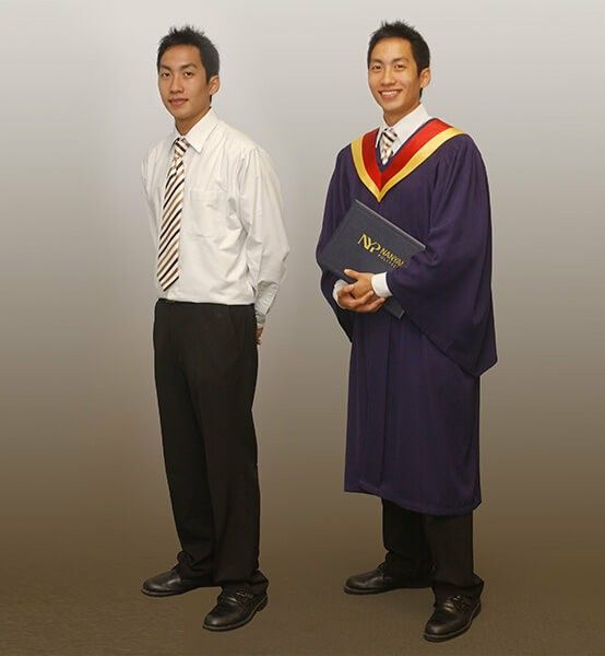NYP graduation gown, Men's Fashion, Coats, Jackets and Outerwear on ...