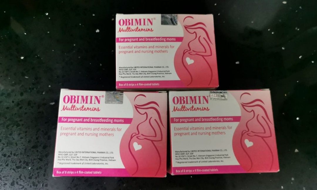 Obimin multivitamins for pregnant and breastfeeding, Health & Nutrition ...