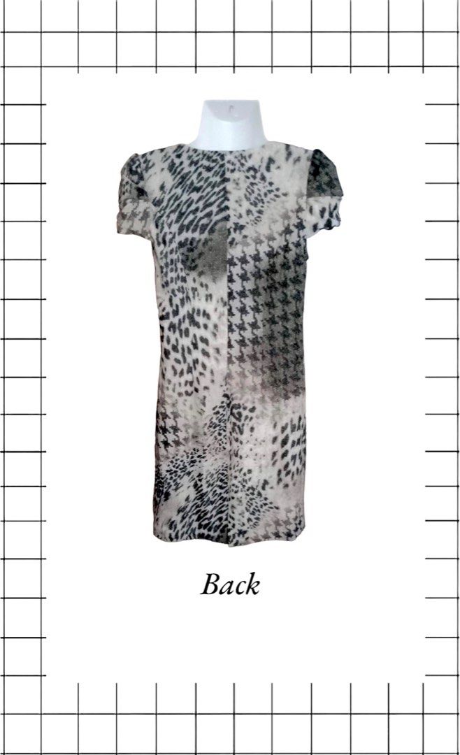 Office dinner formal print earth color dress, Women's Fashion, Dresses ...